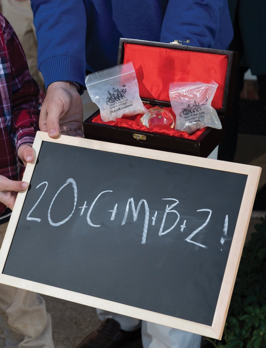 Tradition of Epiphany door blessing with chalk is symbol of hope in ...